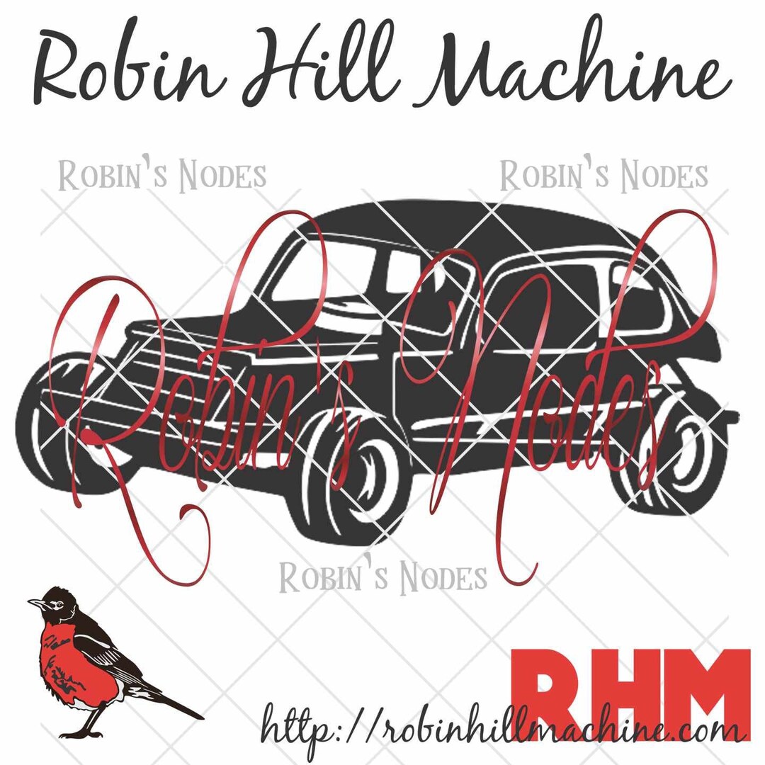 Antique Coupe Race Car SVG File ~ Detailed Vector for Laser and Cricut ...