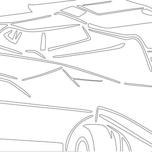 Late Model Race Car SVG File ~ Detailed Vector for Laser and Cricut ...