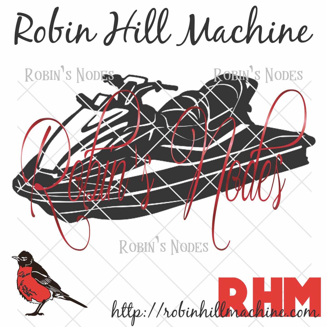 Jetski SVG File ~ Detailed Vector for Laser and Cricut ~ Digital ...