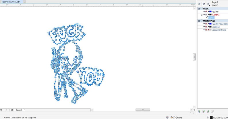 Alien Paul SVG file detailed racing vector design AI dxf | Etsy