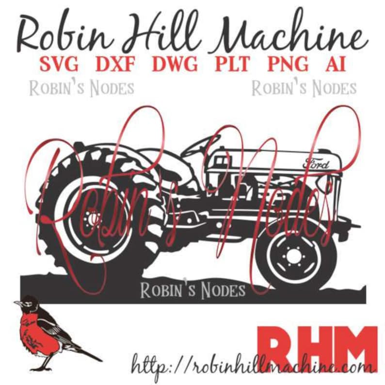 Ford 8N Tractor SVG File ~ Detailed Vector for Laser and Cricut ...