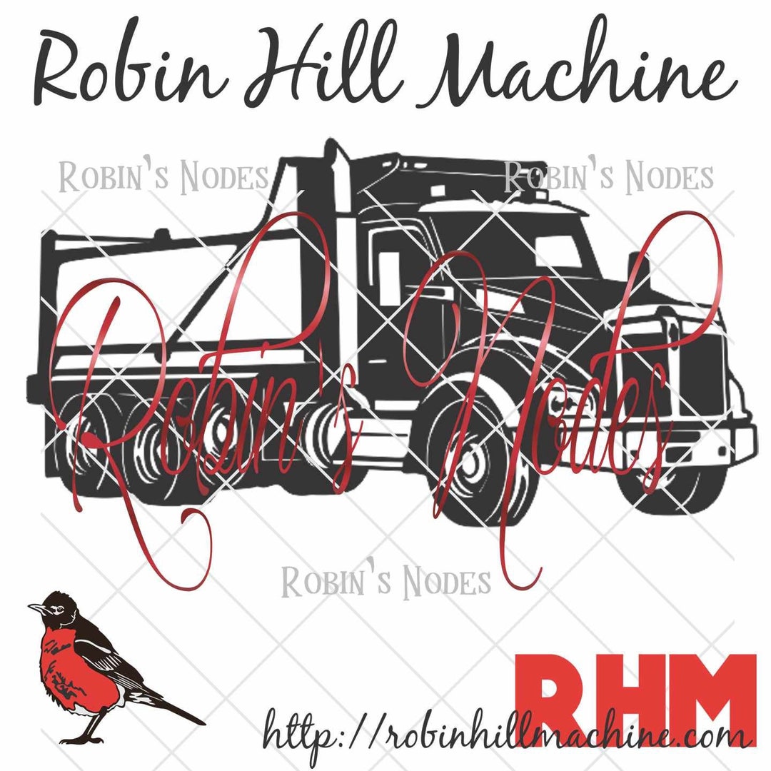 Kenworth Tri-axle Truck SVG File ~ Detailed Vector for Laser and Cricut ...