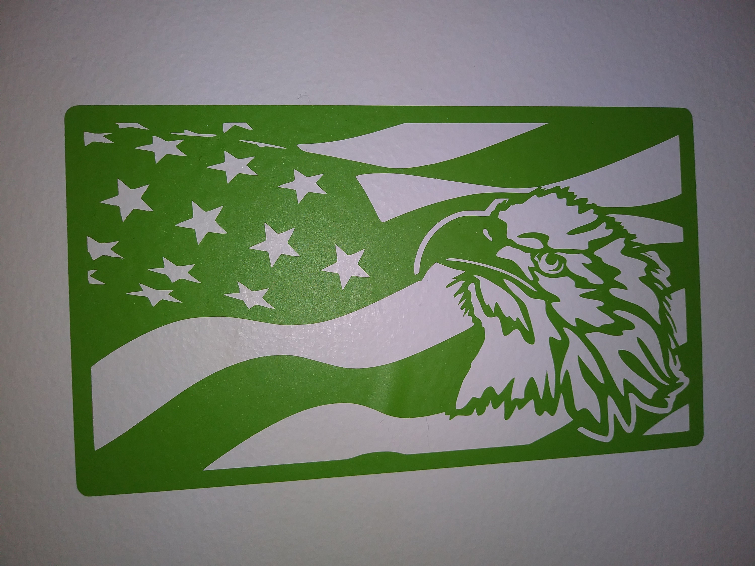 Eagle Digital Files American Flag Vector for Laser CNC - Etsy