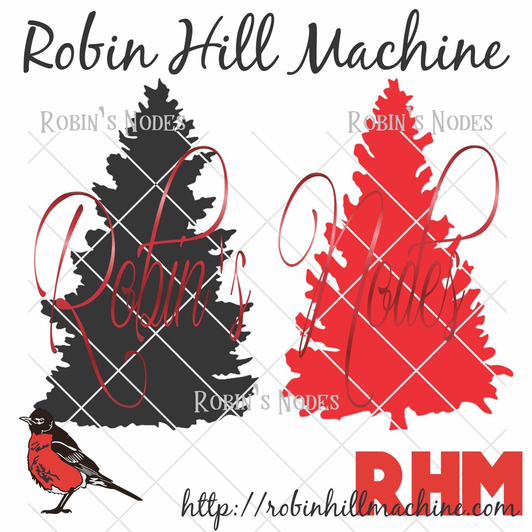 Pine and Spruce Tree SVG File ~ Detailed Vector for Laser and Cricut ...