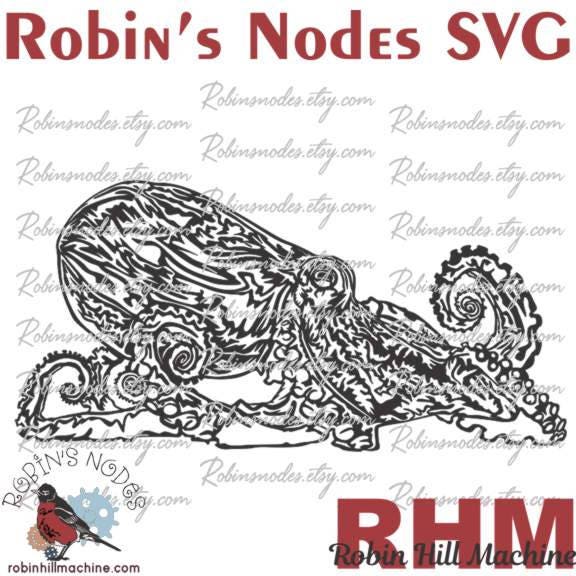 Detailed Octopus SVG File Vector for Laser and Cricut | Etsy