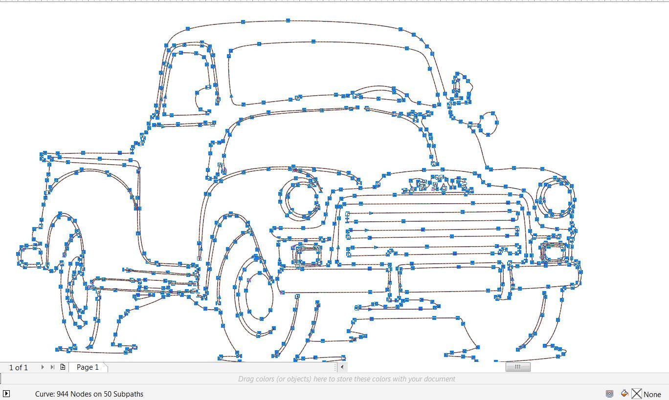Vintage GMC Truck SVG File Detailed Vector for Laser and - Etsy