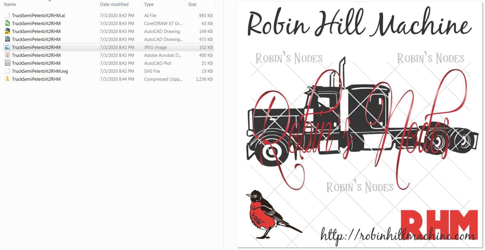 Peterbilt Truck SVG File ~ Detailed Vector for Laser and Cricut ...
