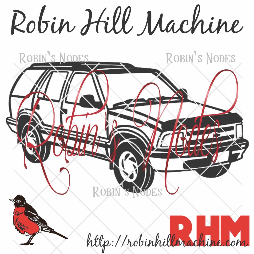 1995 Chevy S10 Blazer SVG File ~ Detailed Vector for Laser and Cricut ...