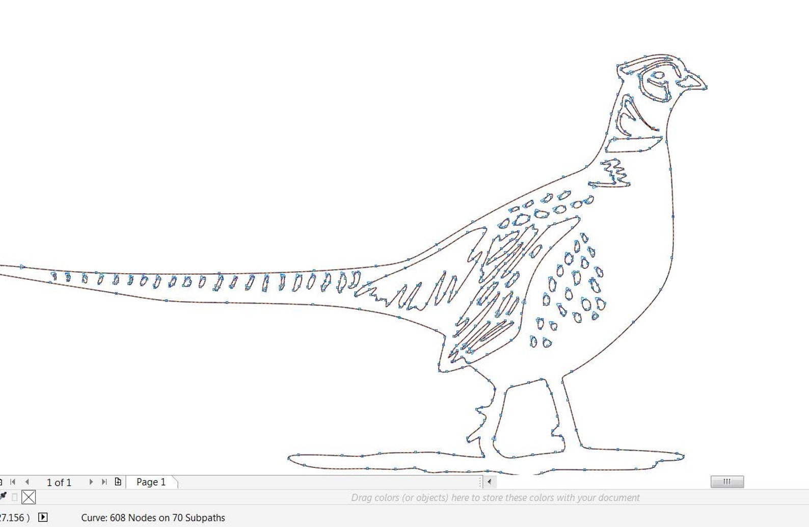 Bird Pheasant SVG File Detailed Vector for Laser and Cricut | Etsy