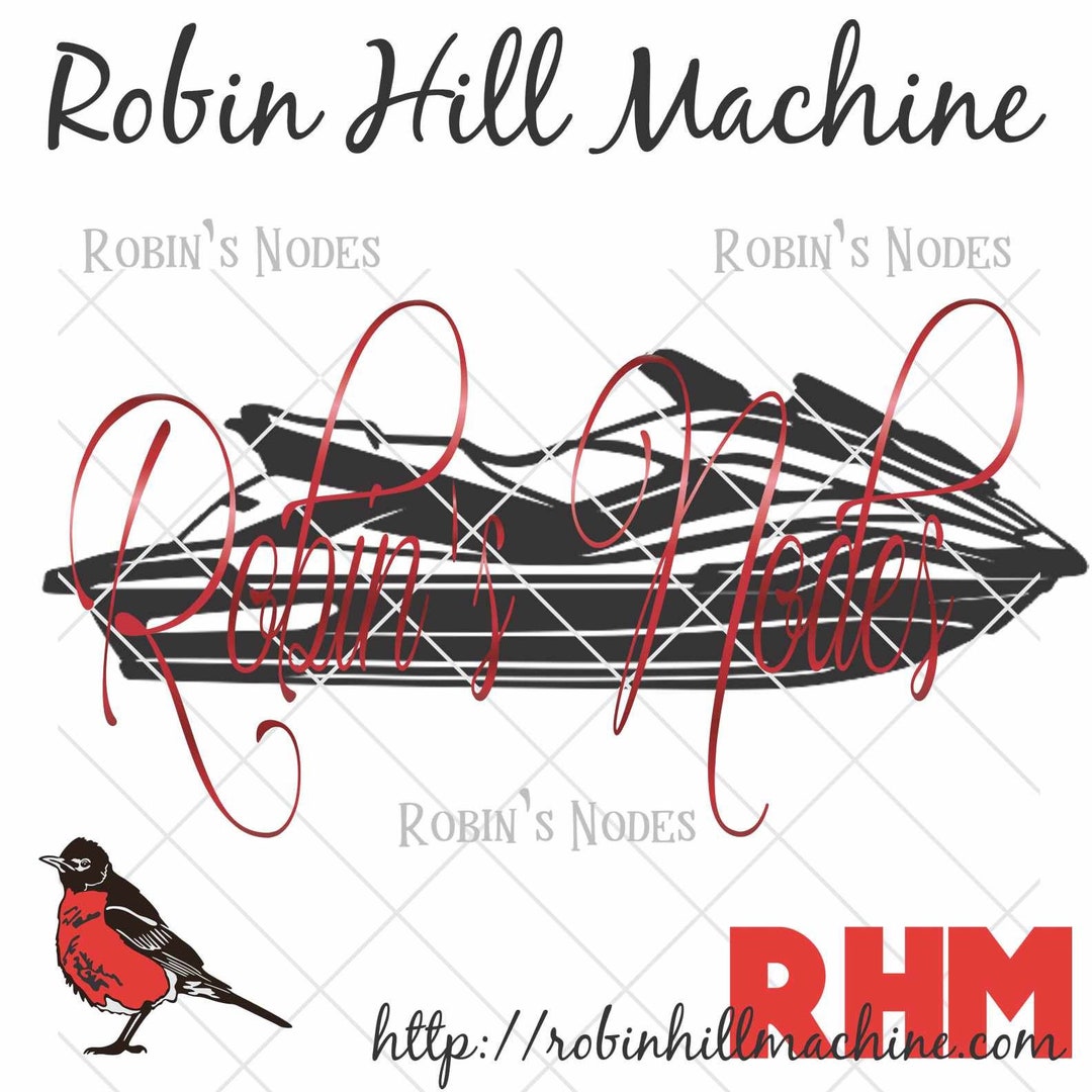 Waverunner SVG File ~ Detailed Vector for Laser and Cricut ~ Digital ...