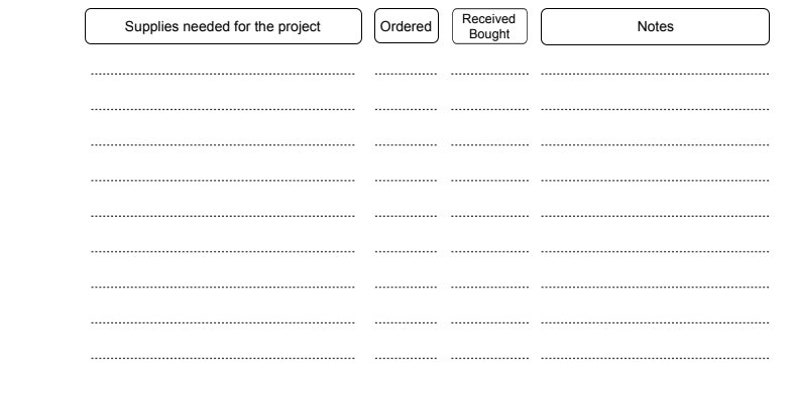 Project Planner, Science Fair Project, Project Tracker, Task Tracker ...