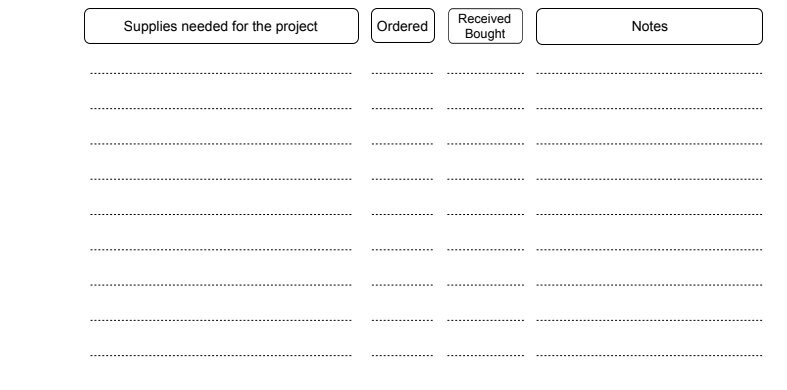 Project Planner, Science Fair Project, Project Tracker, Task Tracker ...