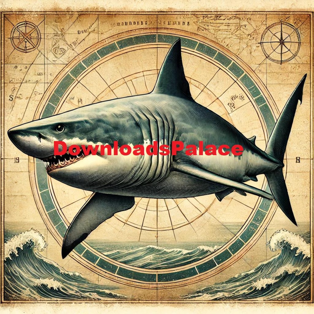 Ocean's Predators: A Vintage Collection of Sharks, Iconic Sharks of the ...