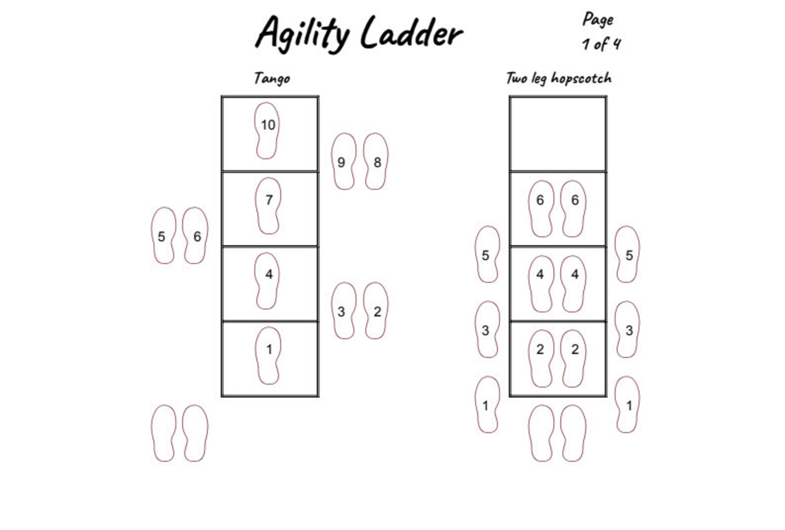 Agility Ladder Speed, Agility and Quickness, Improve Footwork ...