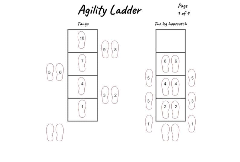 Agility Ladder Speed, Agility and Quickness, Improve Footwork ...