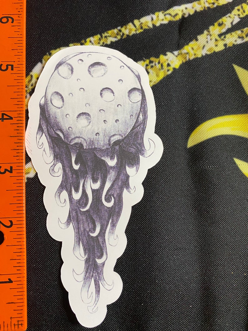 Astroid Sketch Die Cut Vinyl Sticker - Etsy