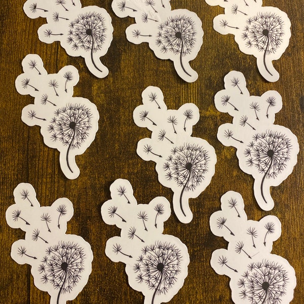 Dandelion Stickers - Etsy