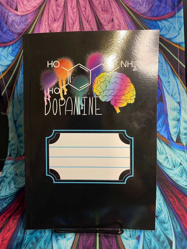 Dopamine Chemical Formula Notebook Dotted Pages - Etsy