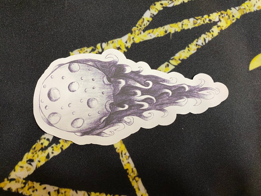 Astroid Sketch Die Cut Vinyl Sticker - Etsy