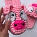 Pink Slippers Women's Pig Slippers Funny Slippers Pink - Etsy