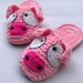 Pink Slippers Women's Pig Slippers Funny Slippers Pink - Etsy