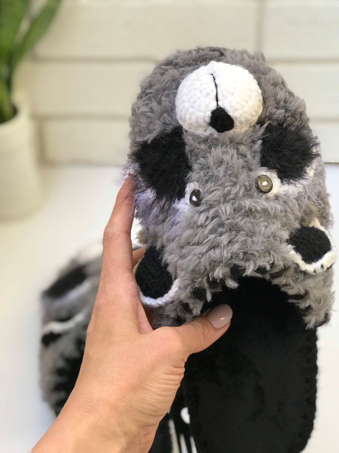 Raccoon Slippers Wild Woodland Raccoon Slippers Hand Made | Etsy