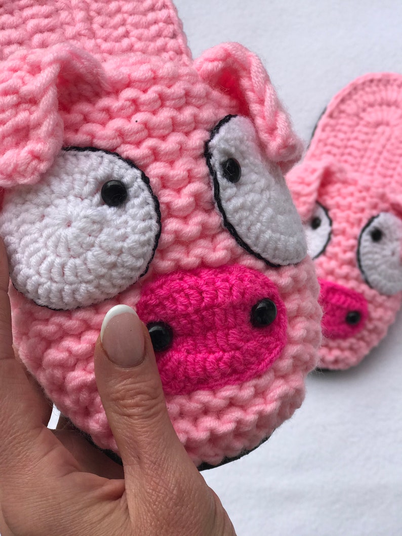Pink Slippers Women's Pig Slippers Funny Slippers Pink | Etsy