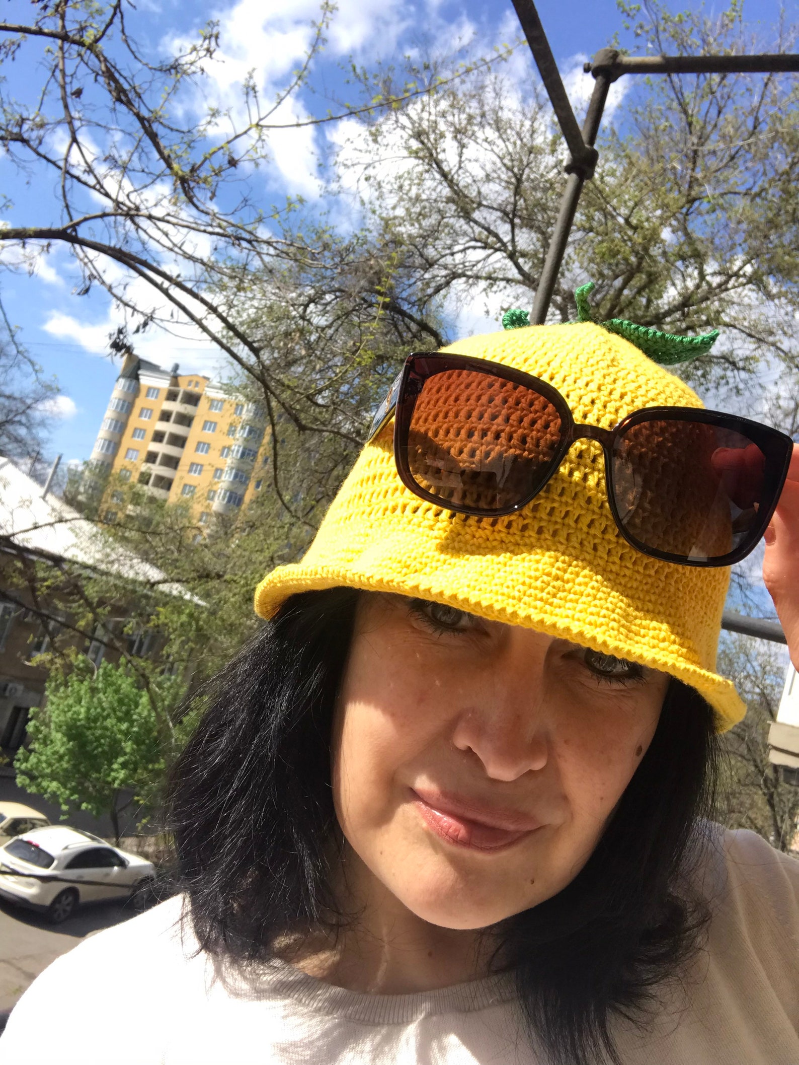 Lemon Crochet Sun Hat – Handmade Fruit Hat for Baby to Adult – Summer ...