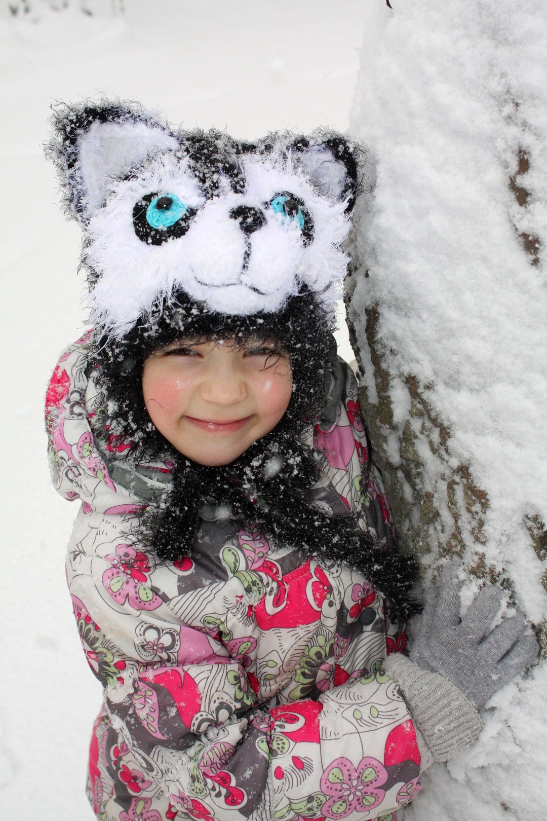 Husky Earflap Hat Adult Hat Children Hat Husky Dog Hat Siberian Husky ...