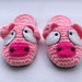 Pink Slippers Women's Pig Slippers Funny Slippers Pink - Etsy