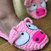 Pink Slippers Women's Pig Slippers Funny Slippers Pink - Etsy