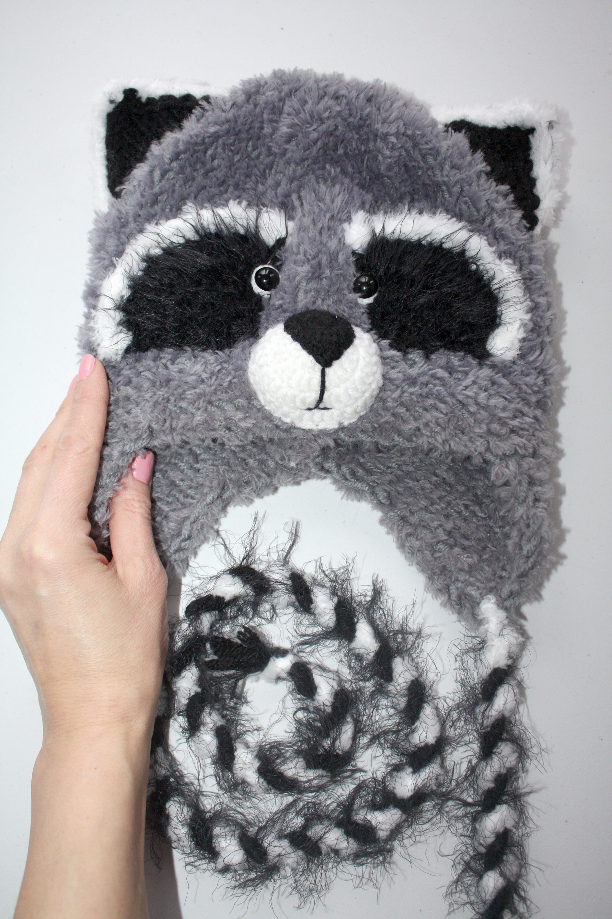 The Cozy Raccoon Hat Raccoon Hat Gift for Kids Gift for Teen - Etsy