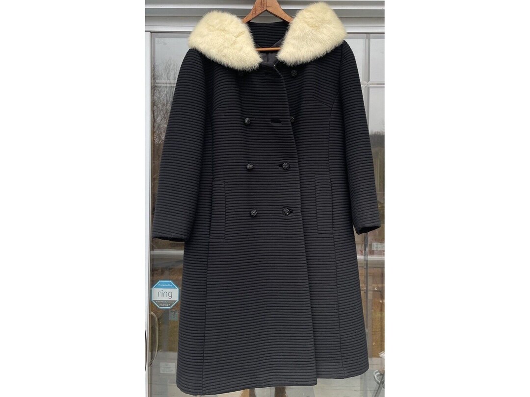 Mid-century Modern Forstmann Ladies Coat Vintage Fashion Designer ...