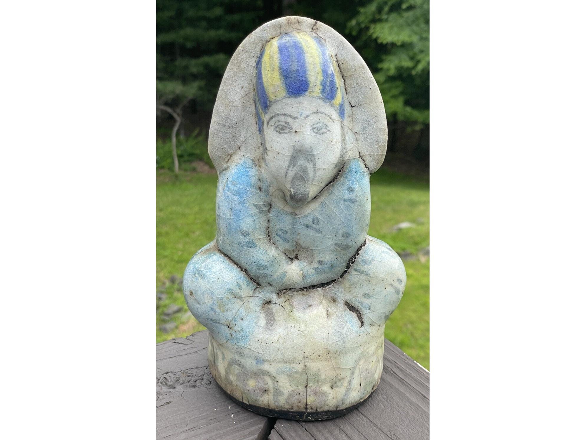 RARE Antique Statue Iznik Turkish Islamic Middle Eastern Ceramic ...