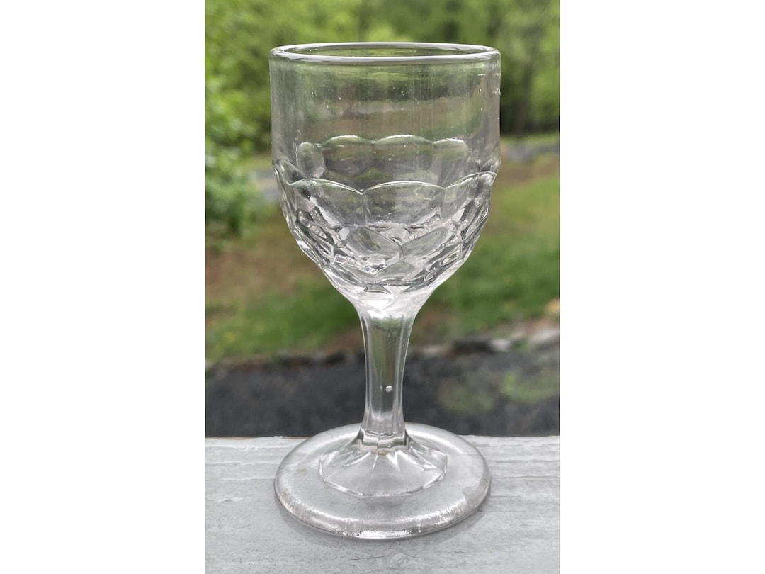 Antique Victorian Era EAPG Honeycomb Egg Cup Breakfast 19th C. Serving ...