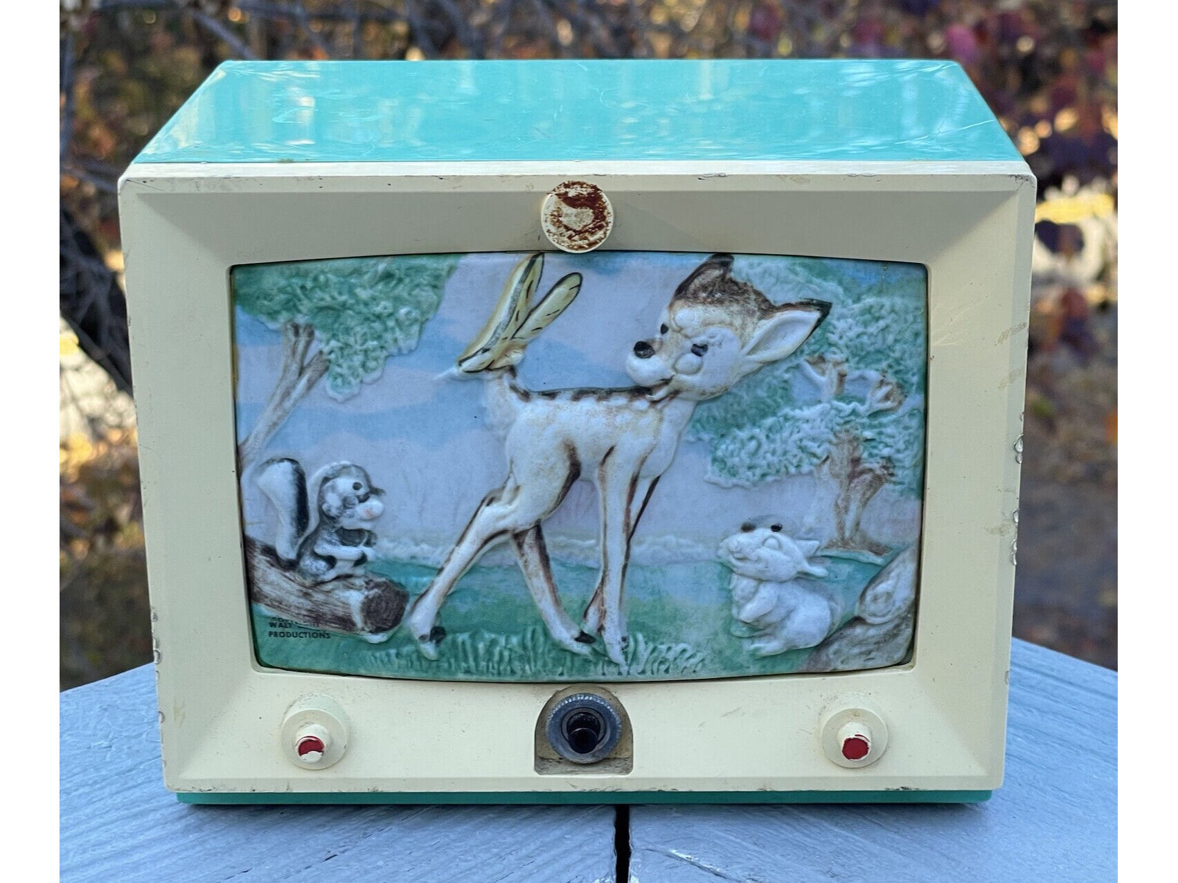 Vintage Bambi Hankscraft Walt Disney Wind-up Music Box Night - Etsy