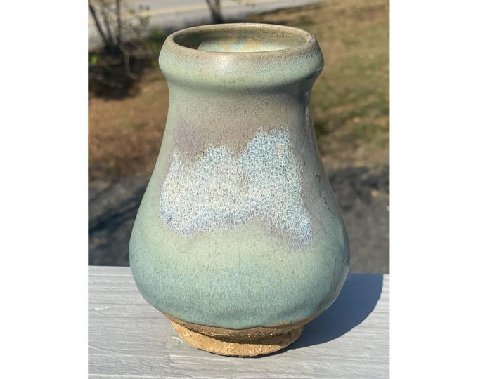 20th C. Chinese Jun Blue Glazed Stoneware Ceramic Pear Shaped Vase - Etsy