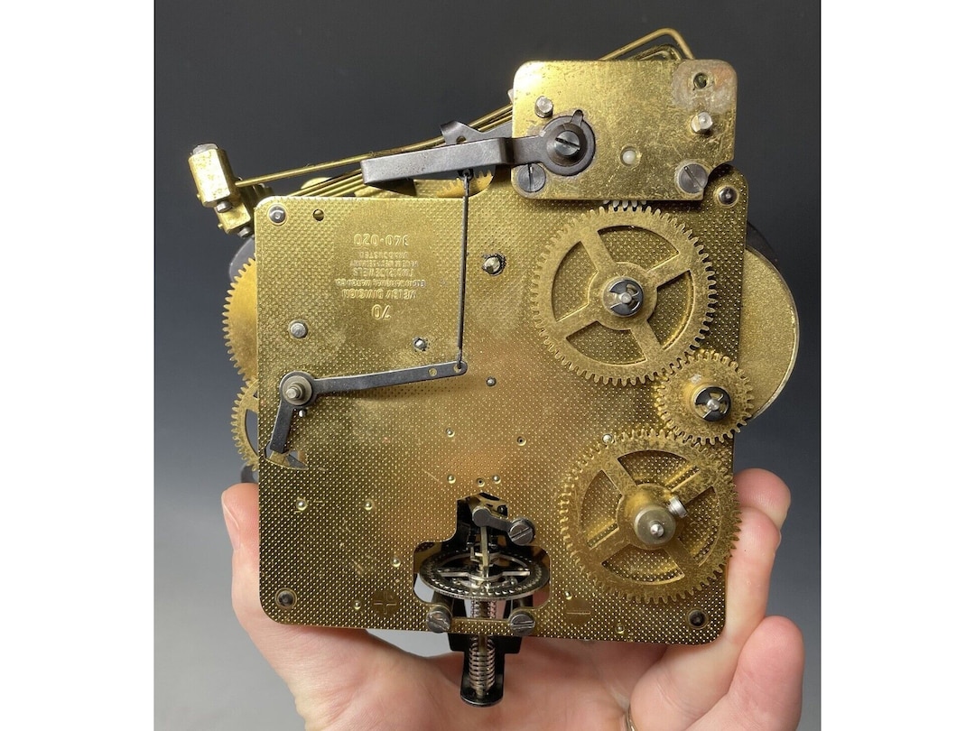 Elgin Hermle Welby 340-020 Clock Movement PARTS REPAIR 82 Floating ...