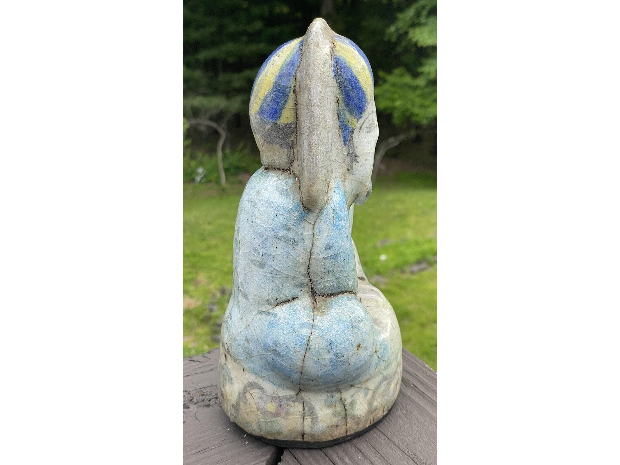 RARE Antique Statue Iznik Turkish Islamic Middle Eastern Ceramic ...