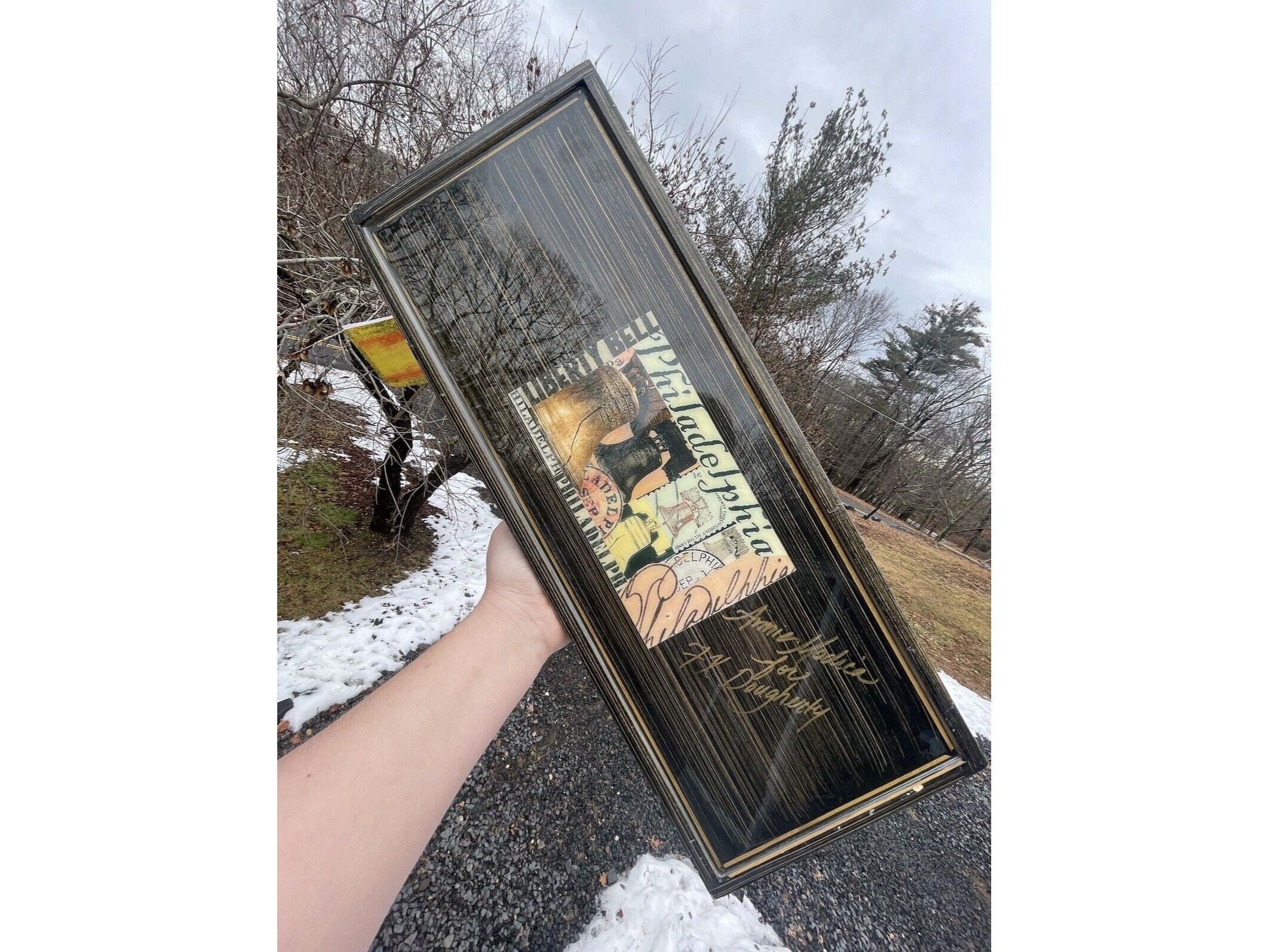 Vintage Annie Modica Philadelphia Handcrafted Tray Artist Design ...