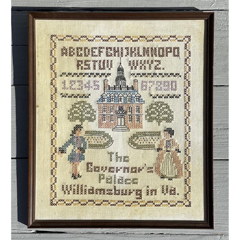 Williamsburg Sampler - Etsy