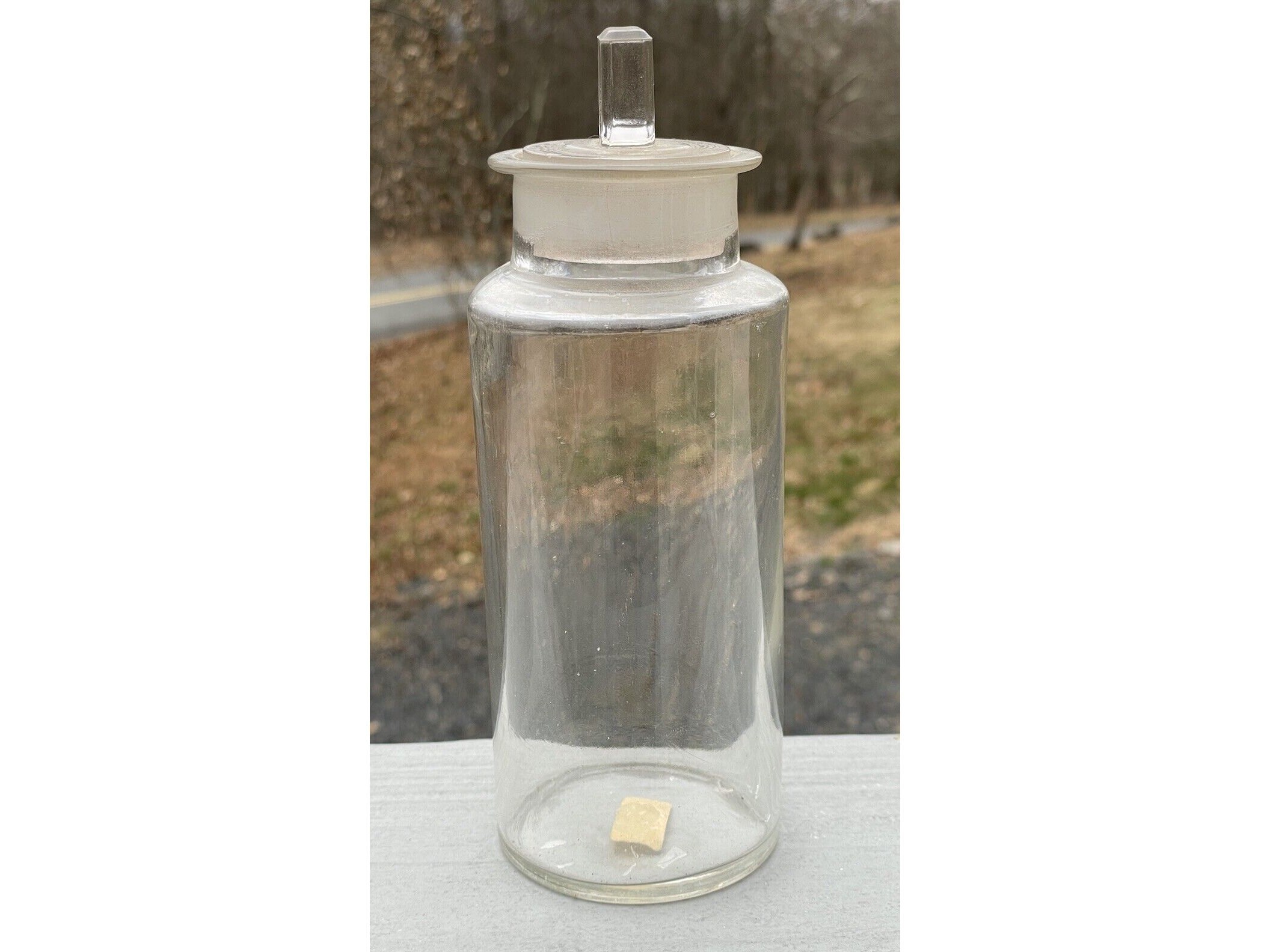 LARGE 7.75" Antique 19th C. Louis Agassiz Harvard Apothecary Bottle ...