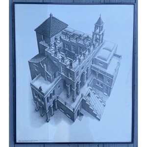Rare Mid-century Mc Escher Impossible Penrose Paradox Ascending ...