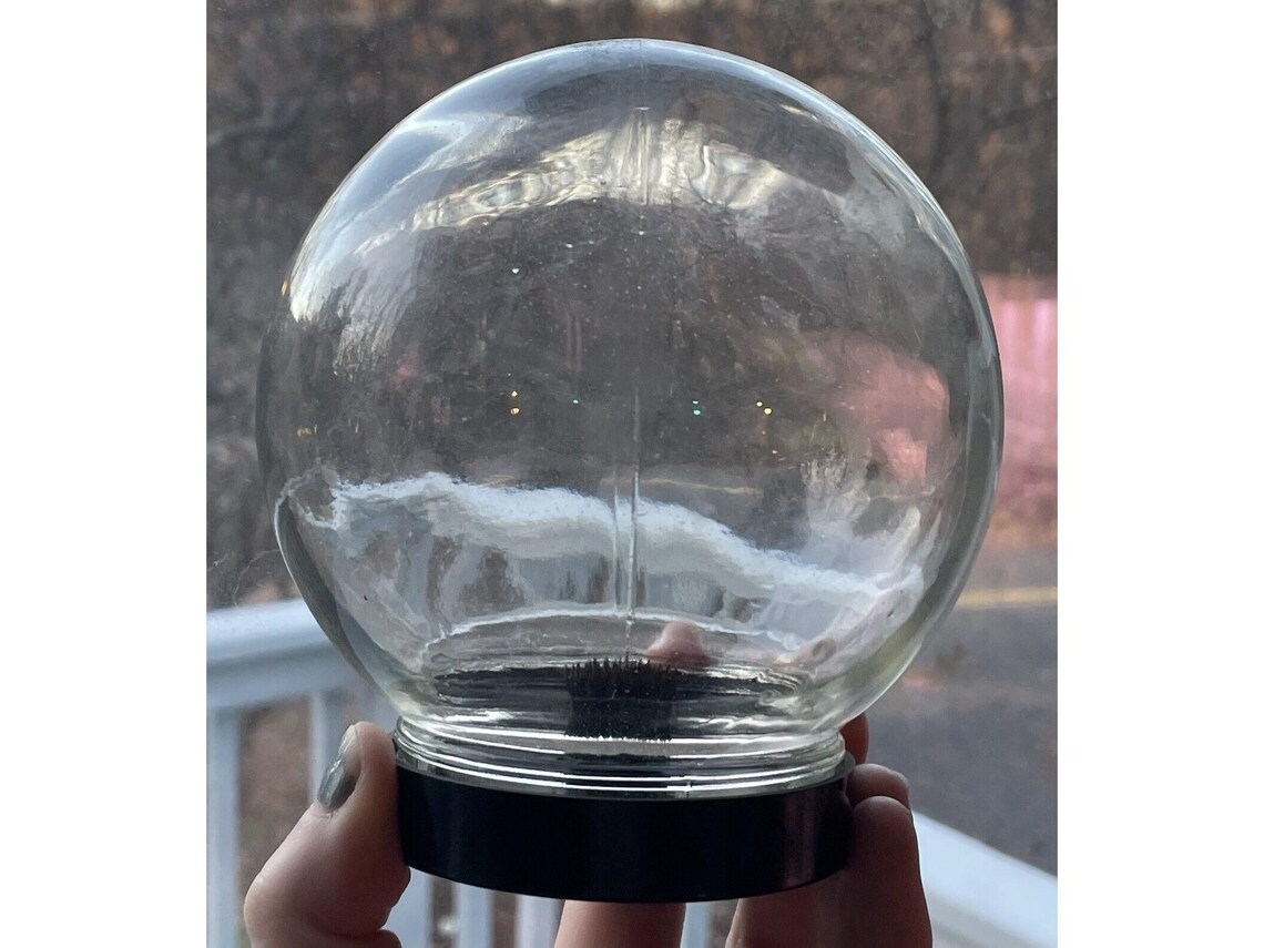 Vintage 1940s Mid-century Lewis Weil Glass Globe Plastic Base Flower ...