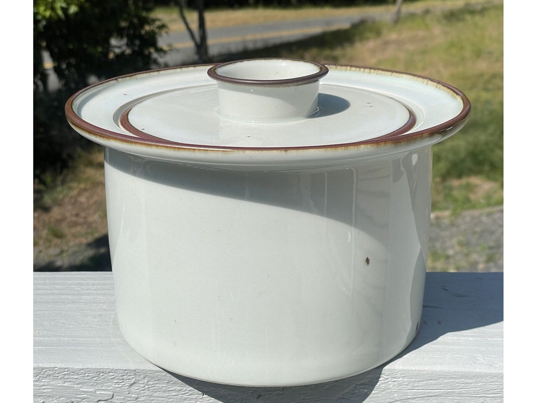 Vintage Brown Mist Dansk Designs Denmark Crock Casserole Cookware Mid ...