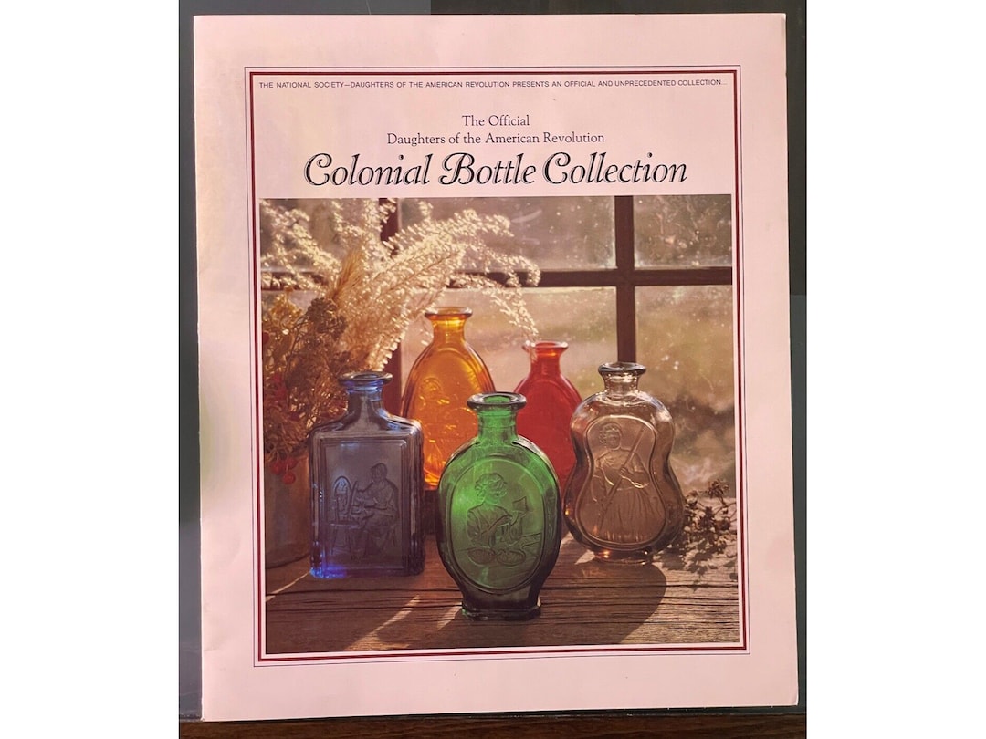 Vintage Daughters American Revolution Colonial Bottle Collection ...