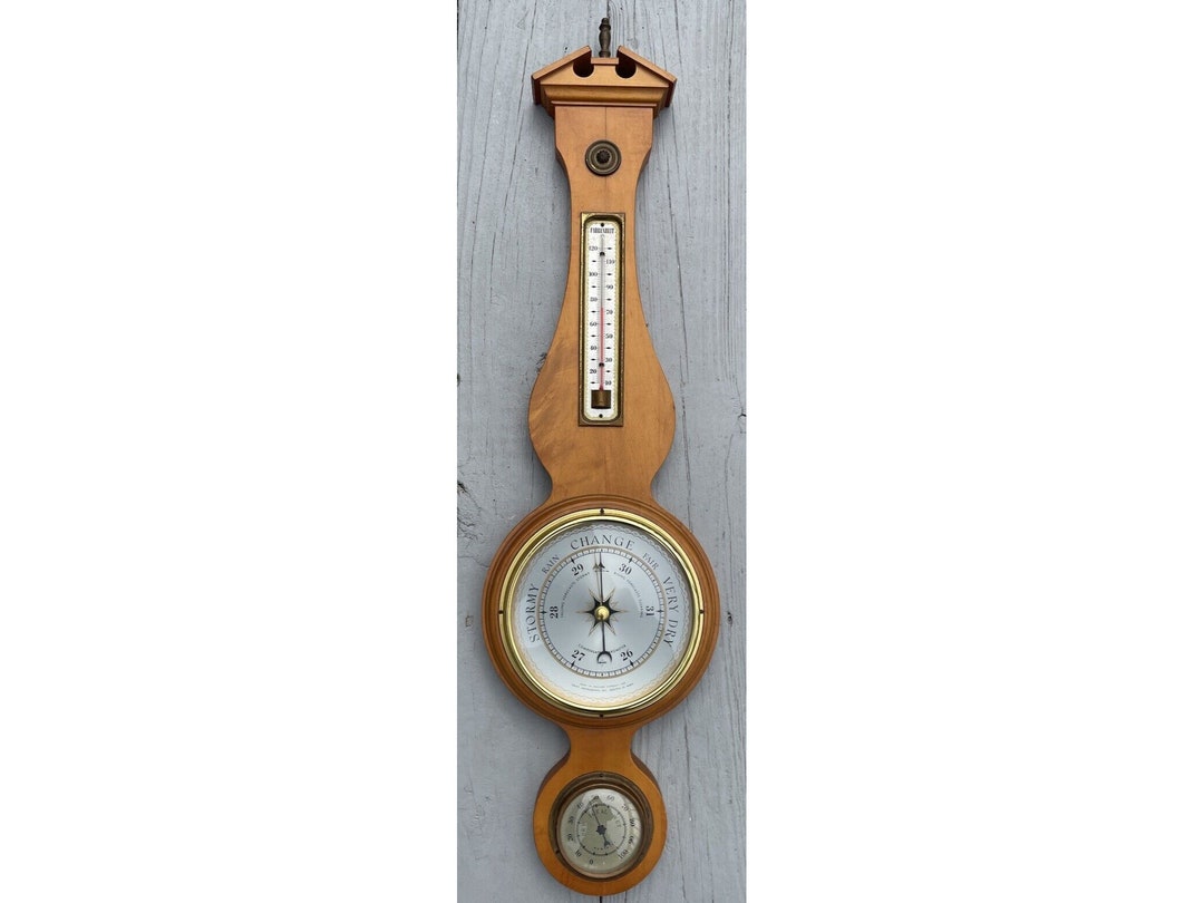 Vintage Swift & Anderson 31.5 Thermometer Barometer Hygrometer Weather ...