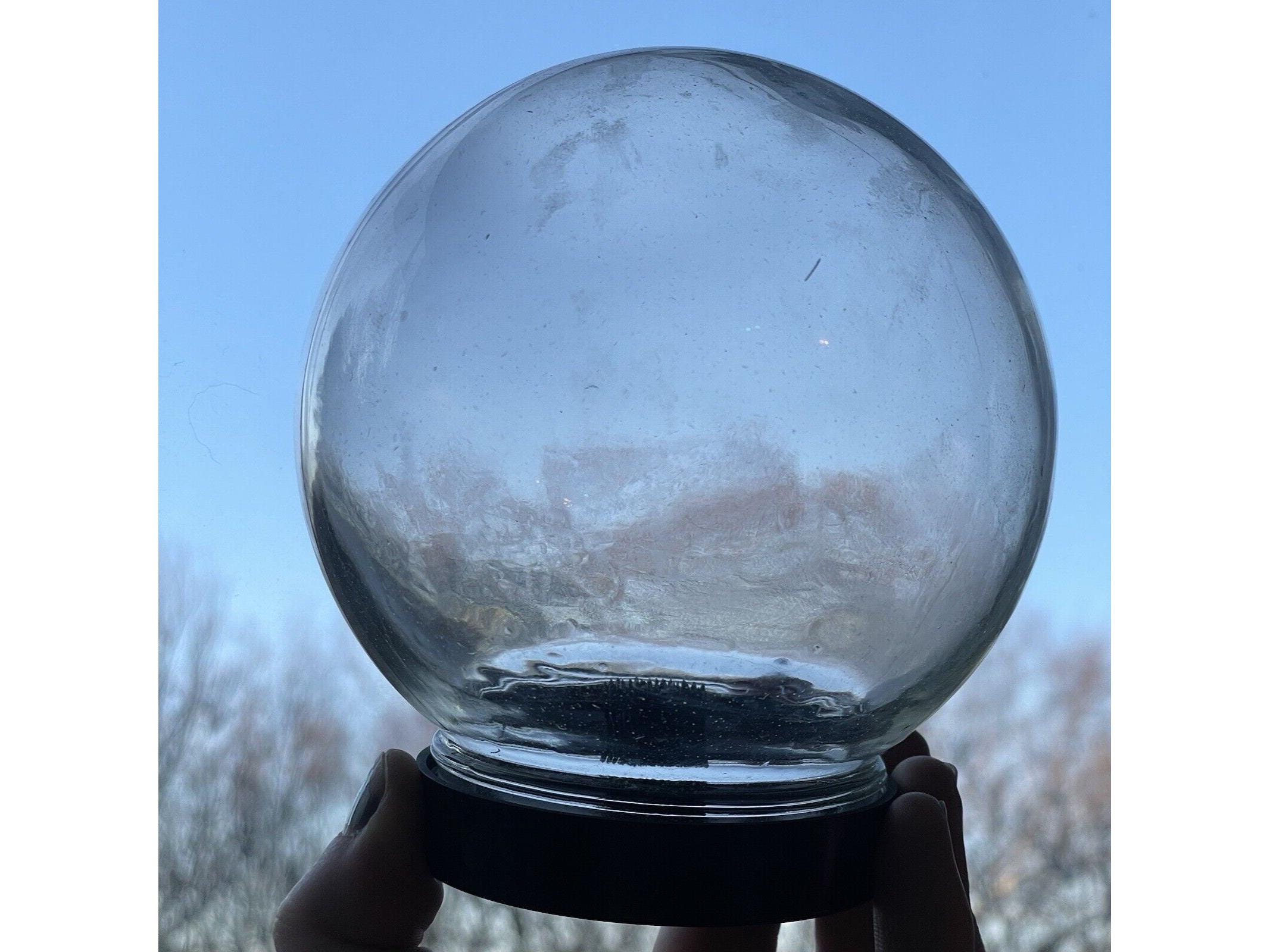 Vintage 1940s Mid-century Lewis Weil Glass Globe Plastic Base Flower ...