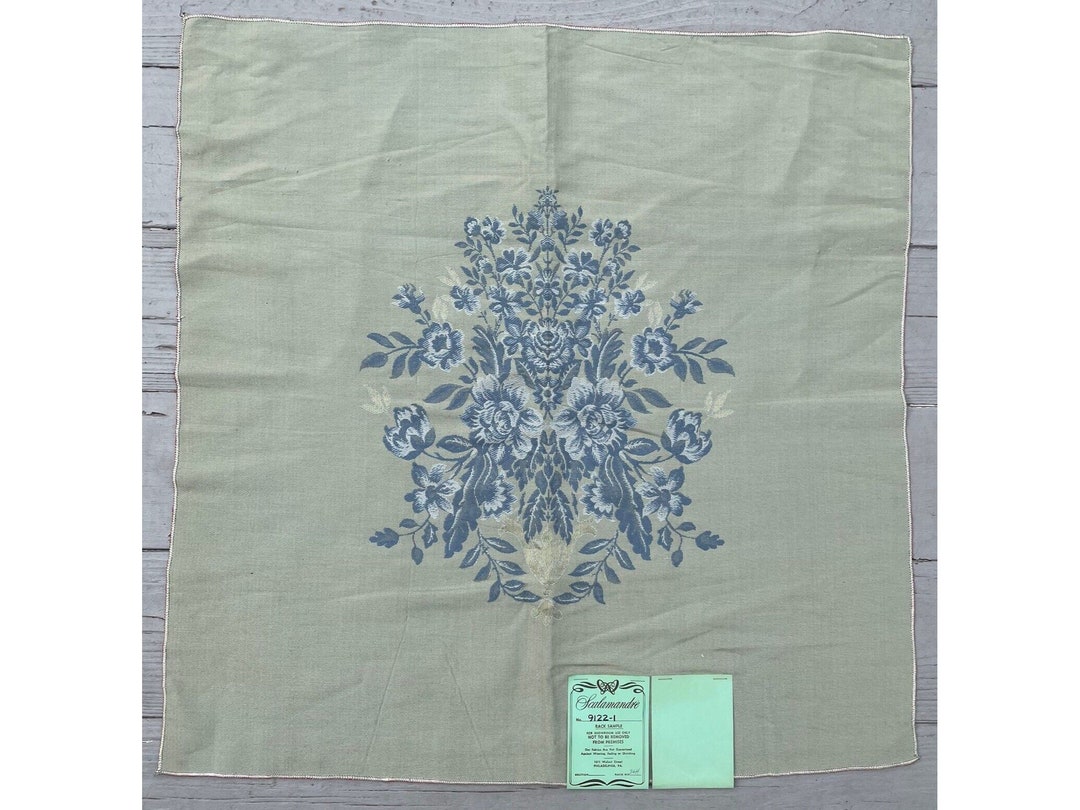 Mid-century Modern White Lodge Italy Silk Jade Blue Scalamandre Silks ...