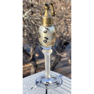 Antique - Vintage Art Deco Mercury Glass Perfume Bottle Atomizer ...